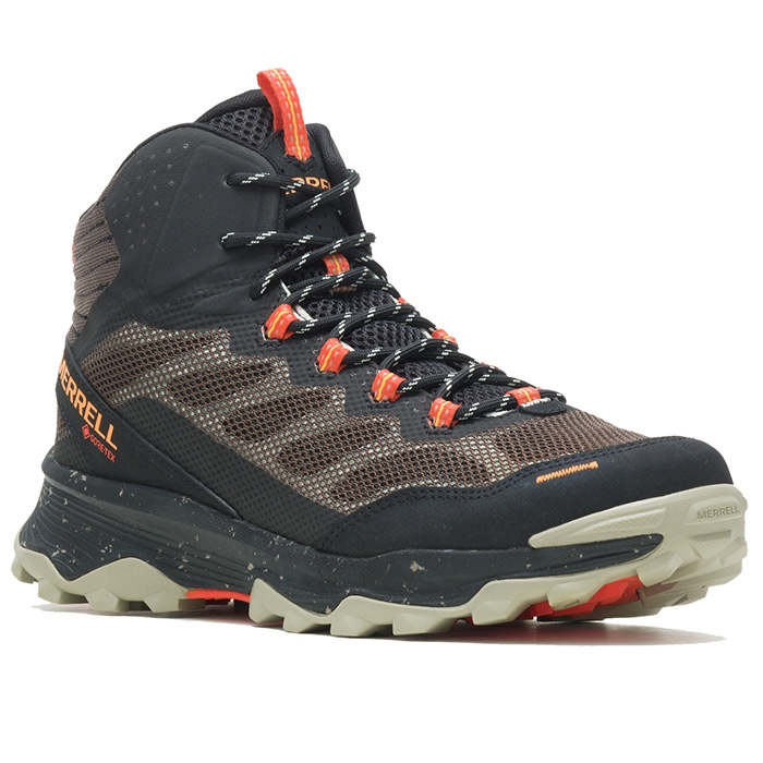 Merrell Speed Strike Mid GTX Men, Black/Boulder-44