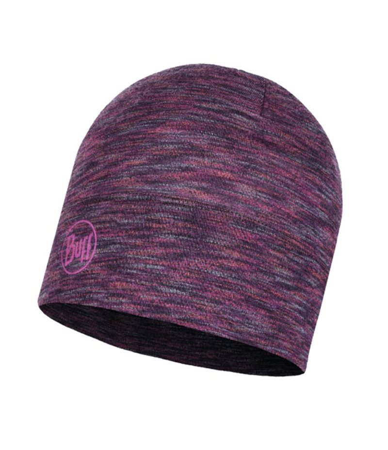 Buff Midweight Merino Wool hue, shale grey multi stripes