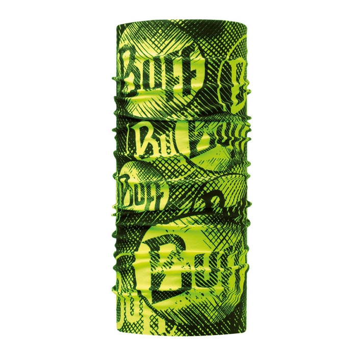 Buff Original Ecostretch UPF50+ halsedisse-logo yellow fluoro