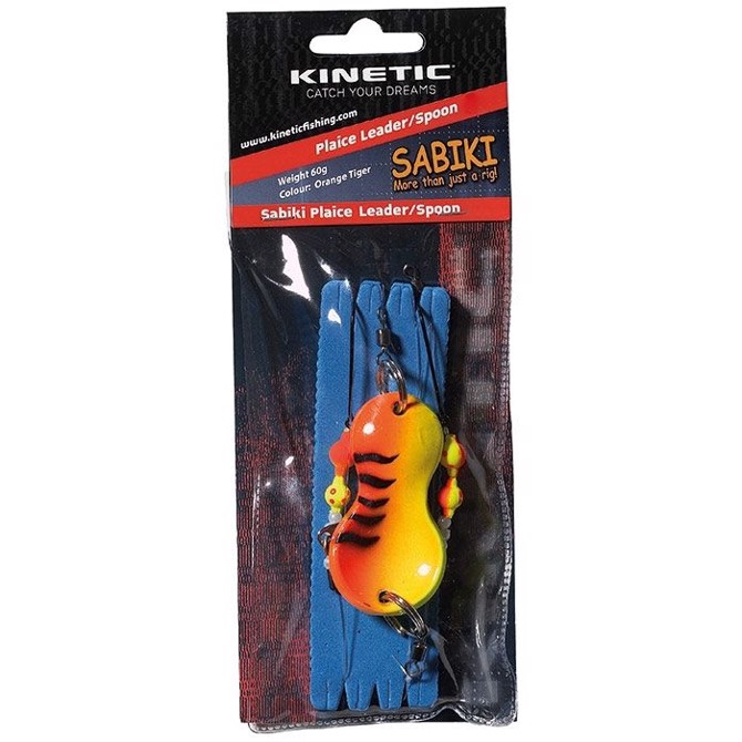 Kinetic Fladfiskeforfang med Buttloffel 40gr, tiger